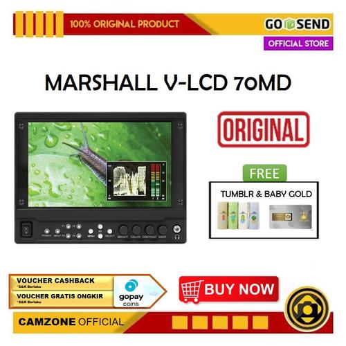 Promo Marshall V-LCD 70MD 7" on-camera monitor with HDMI and modular ...