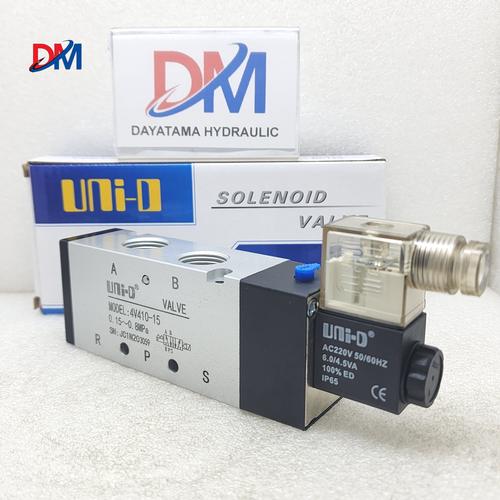 Jual SOLENOID VALVE 4V410 15 / UNI D 4V410 15 SOLENOID VALVE PNEUMATIC ...