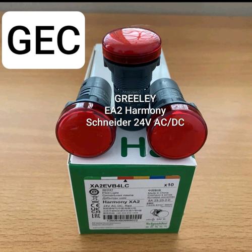 Jual Pilot Lamp Schneider XA2 22mm IP65 LED 24VAC/DC - XA2EVB1LC/PUTIH ...