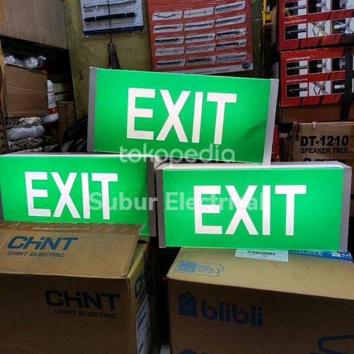 Jual Lampu Emergency EXIT Neon Box 322 Emergency EXIT TL neon box ...