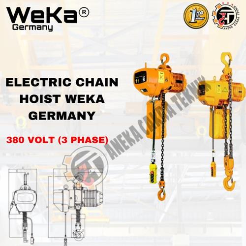 Jual Electric Chain Hoist 2 ton x 12 Meter 220V WEKA GERMANY QUALITY ...
