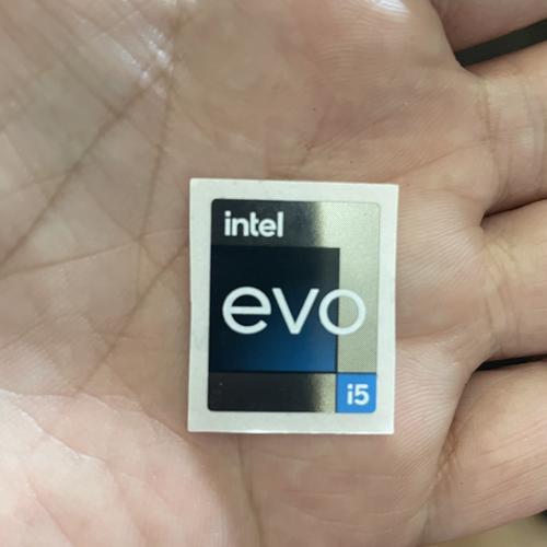 Jual Sticker stiker logo intel Core i5 EVO 12/13th gen original - Kota ...