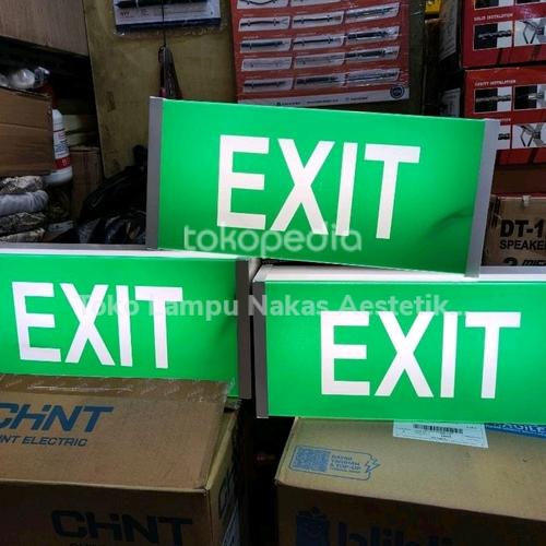 Jual Lampu Emergency EXIT Neon Box 322 Emergency EXIT TL neon box ...