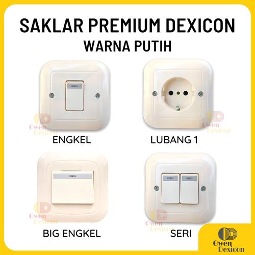 Jual Saklar Lampu Dinding Putih Inbow 1 gang 2 gang Stop Kontak IB ...
