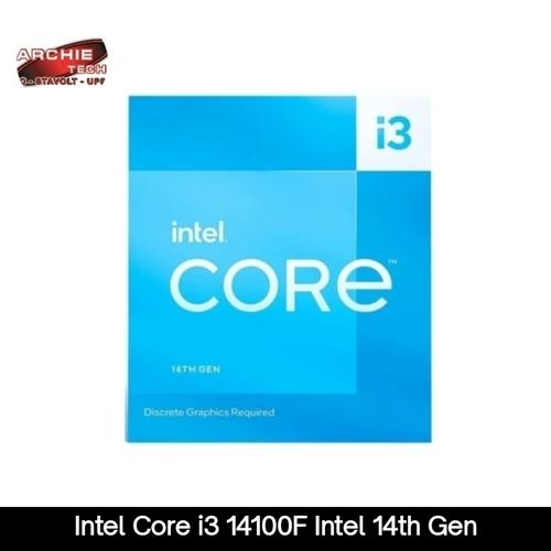 Jual Processor Intel Core i3 14100F Intel 14th Gen CPU - Kota Denpasar ...