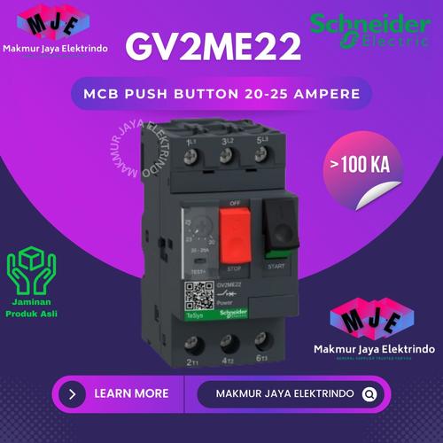 Jual Motor breaker schneider GV2ME22 20 - 25 Ampere Original SNI ...