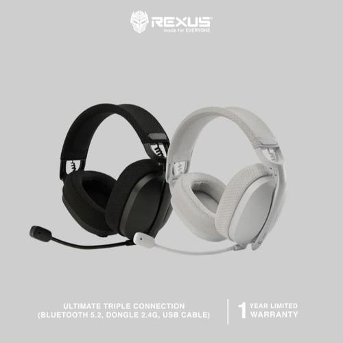 Jual Rexus Daxa Sedna Wireless Gaming Headset 3in1 Connection - Putih ...