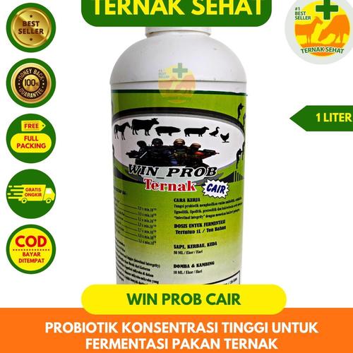 Jual WIN PROB CAIR 1 LITER - Probiotik komplit untuk fermentasi pakan ...