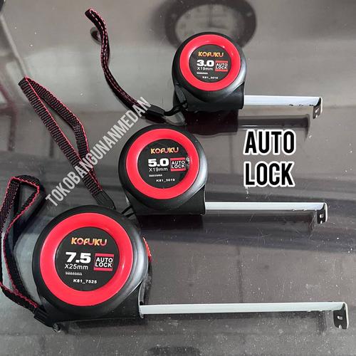 Jual Meteran Auto lock Kofuku 3 - 5 - 7.5 meter Autolock measuring tape ...