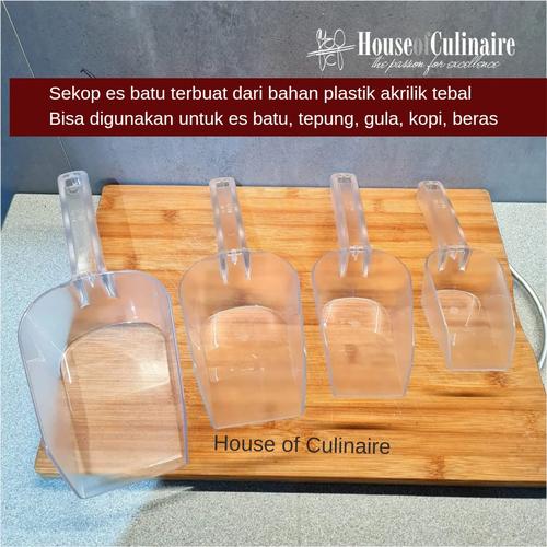 Jual Ice Scoop Polycarbonate Square Plastik Sekop Sendok Es Batu Tepung ...