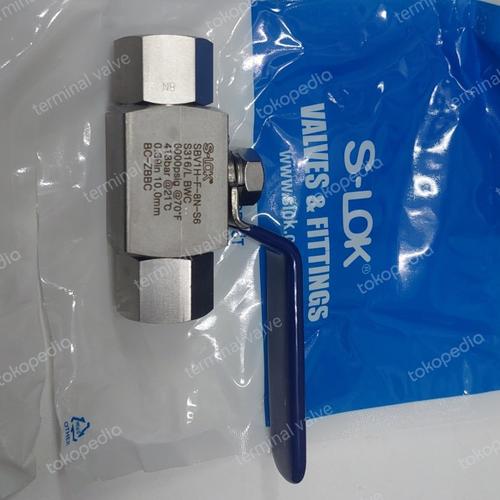 Jual ball valve s-lok 3/8" 6000psi SBV1H-F-6N-S6/ball valve 6000psi 3/8 ...