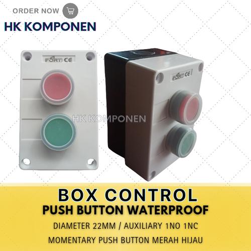 Jual push button waterproof on off 1 no 1 nc / box outbow waterproof - Jakarta Barat - HK ...