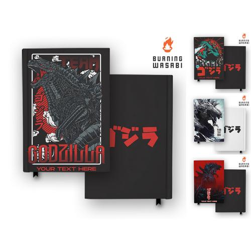 Jual Buku Catatan Notebook Godzilla Custom Nama Diary Gift Jurnal ...