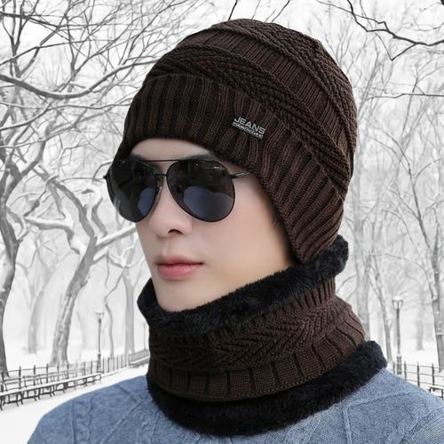 Promo Topi Kupluk musim dingin winter salju bulu thermal tebal pria ...