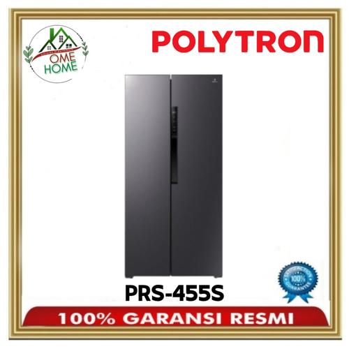 Jual POLYTRON Kulkas 2 Pintu Side By Side 450 liter PRS 455S GARANSI ...