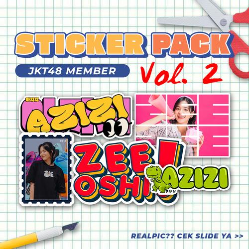 Jual [ ISI 5 ] STICKER PACK ZEE FREYA JKT48 PREMIUM MENGKILAP TAHAN AIR ...
