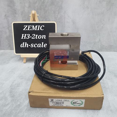 Jual Load cell tipe S, gantung ZEMIC H3 kap 2Ton - + MOUNTING SET ...