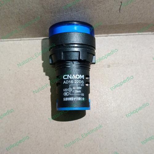 Jual 5699 pilot lamp lampu indikator indicator 22mm 22 mm biru blue ...