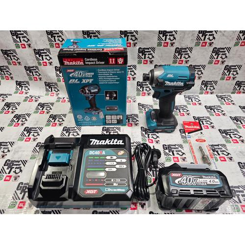 Jual Mesin Bor Obeng Impact Driver Cordless Baterai Makita 40V TD003 GZ ...