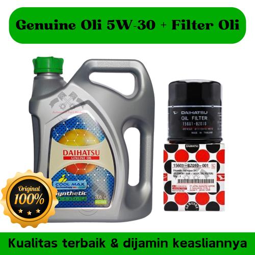 Jual Oli Genuine Oil 5W-30 API 3,5L + Filter Oli OF1-08810-K9035 - Kab ...
