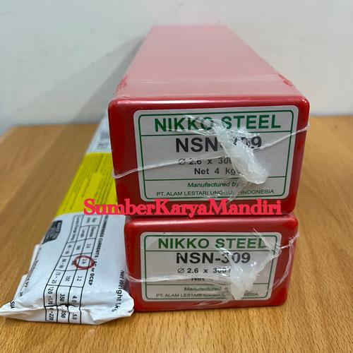 Jual Kawat Las Stainless Steel Nikko Steel NSN-309 2,6MM (1Kg ...