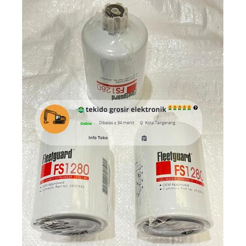 Jual FUEL FILTER FS1280 FS 1280 FS-1280 3890706 3930942 - Kota ...