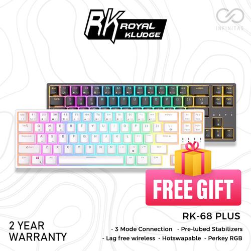 Jual Royal Kludge RK68 Plus / RK-68 Plus Hotswap Mechanical Keyboard ...