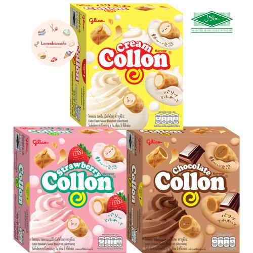Jual Camilan Biskuit Gulung Glico Collon Rolled Biscuits - Strawberry ...