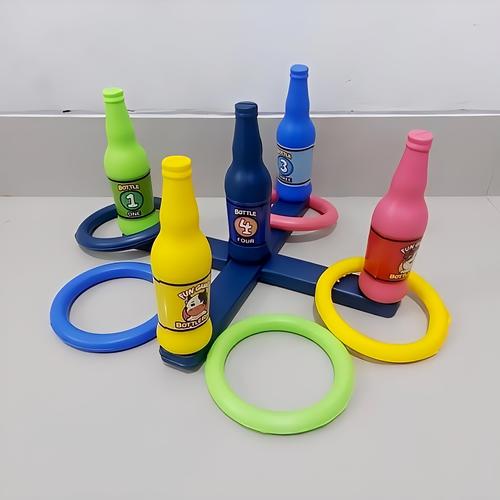 Jual Mainan Lempar Gelang ke Botol Anak laki Edukasi - Mainan Ring A Bottle Gelang Susun Anak ...