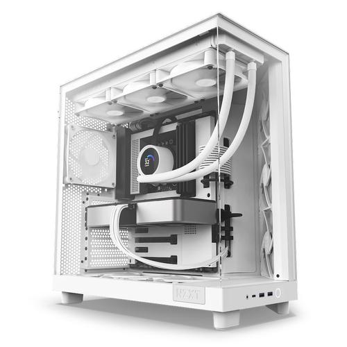 Jual CASING NZXT H6 FLOW DUAL CHAMBER MID TOWER AIRFLOW CASE WHITE ...
