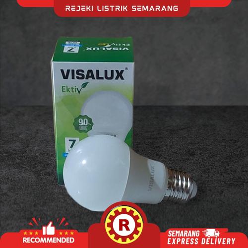 Jual LAMPU LED BULB VISALUX 7W WARNA PUTIH & KUNING - Putih, 1 tahun ...