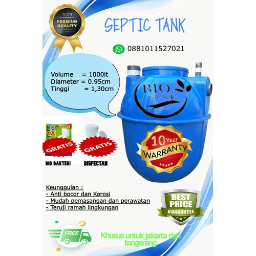 Jual Septic Tank , Biotank - Biofil, Septic Tank BioGrace BG 1000 liter ...