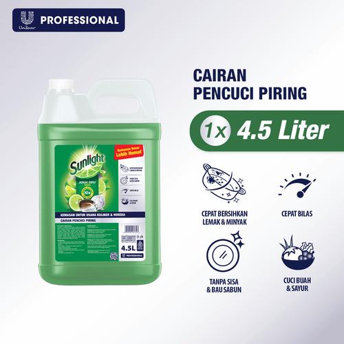 Promo Sunlight Professional Sabun Cuci Piring Cair Jeruk Nipis 4.5L Jerigen - Kota Tangerang ...
