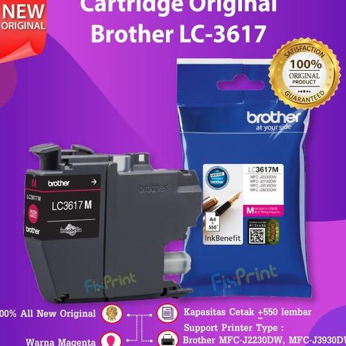 Jual IR Satu Set CMYK Cartridge Tinta LC3617 Brother MFC-J3530DW ...