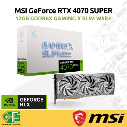 Jual VGA MSI nVidia GeForce RTX 4070 SUPER 12GB GDDR6X GAMING X SLIM ...