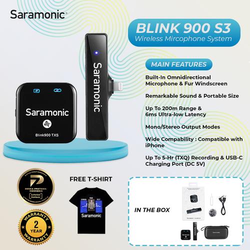 Promo Saramonic Blink 900 S3 Dual-Channel Wireless Microphone System ...