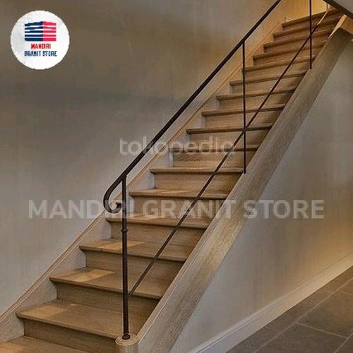 Jual granit tangga motif kayu double bevel Eungress 30x90 30x100 30x120 ...