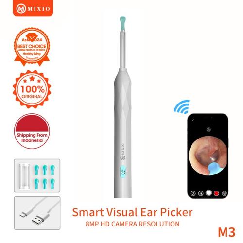 Promo MIXIO M3 Camera Visual Ear Stick Pembersih Telinga Korek Kuping ...