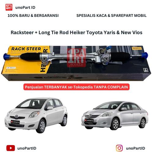 Jual Racksteer + Rack End Long Tie Rod Heiker Toyota Yaris & New Vios ...