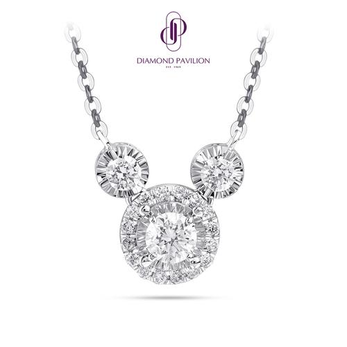 Promo Diamond Pavilion Kalung Emas Batu Berlian Moana Neklace - WHITE ...