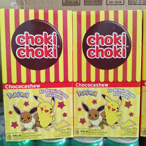 Jual Choki Choki Pasta Chocolate Cashew (1 pack 20 stick) - Kota ...