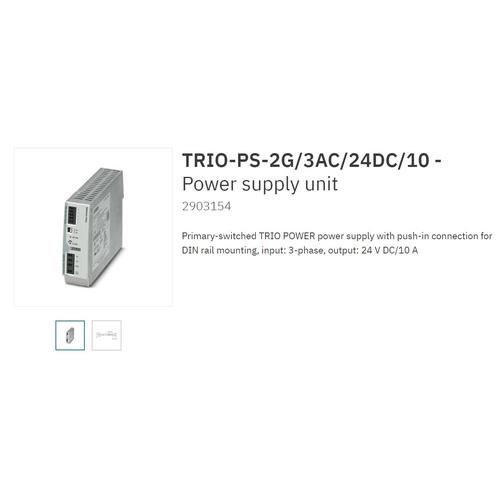 Jual Phoenix Contact TRIO-PS-2G/3AC/24DC/10 2903154 Power Supply - Kota ...