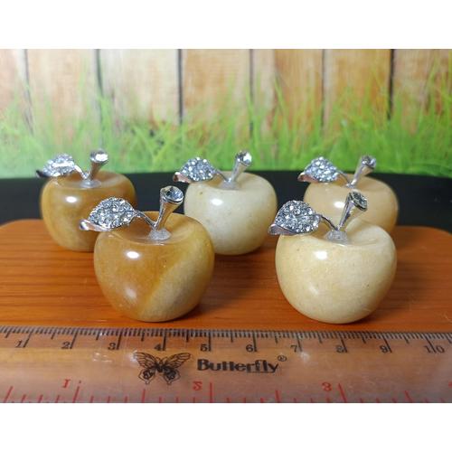 Jual Batu Kristal Ornament Apple Yellow Jade (harga per pcs) - Jakarta ...