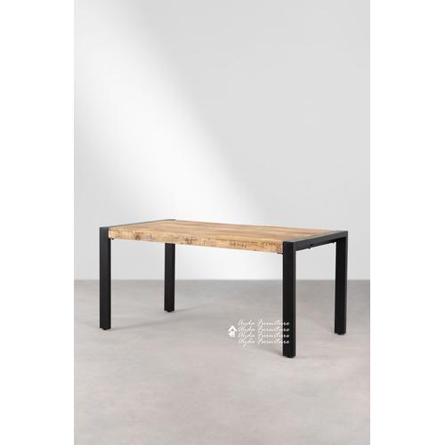 Jual DINING TABLE MEJA MAKAN INDUSTRIAL TREMBESI MINIMALIS MODERN KAKI ...