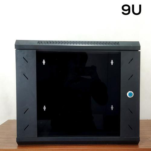 Jual RACK SERVER 9U / WALLMOUNT RACK 9U - SINGLE GLASS DOOR 9U ...