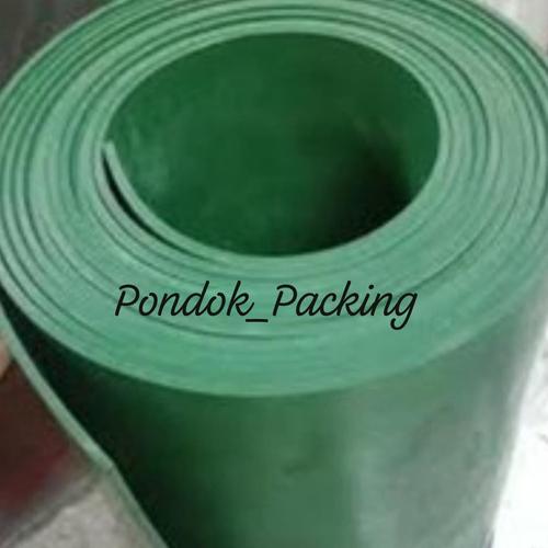 Jual rubber sheet hijau tebal 2mm 100cm x 100cm / rubber sheet green ...