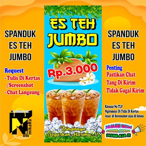 Jual Spanduk Banner Es Teh Manis Keren / Banner Es Teh Manis Viral ...