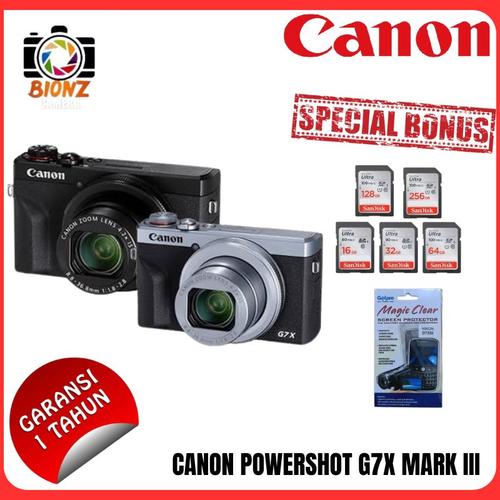 Jual CANON POWERSHOT G7X MARK III / CANON G7X III - ORIGINAL BOX, PAKET 128GB - Jakarta Barat ...