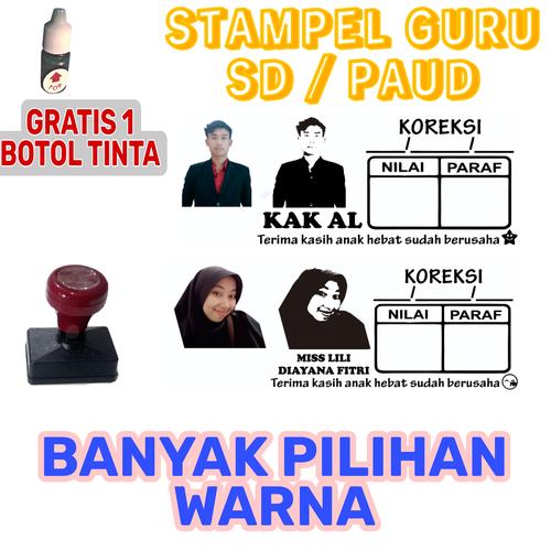 Jual stampel custom / stampel warna / stampel guru / stampel murah ...