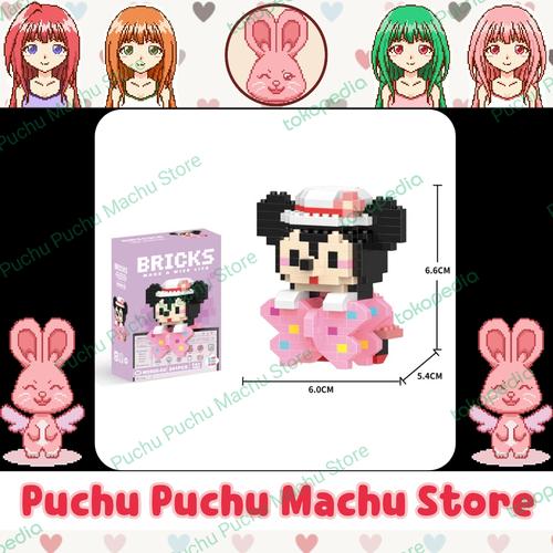 Jual Mainan Balok Susun MINNIE MOUSE Hang On With Butterfly Block Bricks 3D - Kab. Tangerang ...